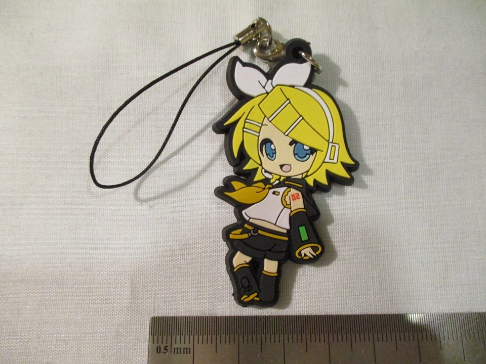 "Vocaloid" Rin Kagamine, rubber key ring, combined shipping available ...