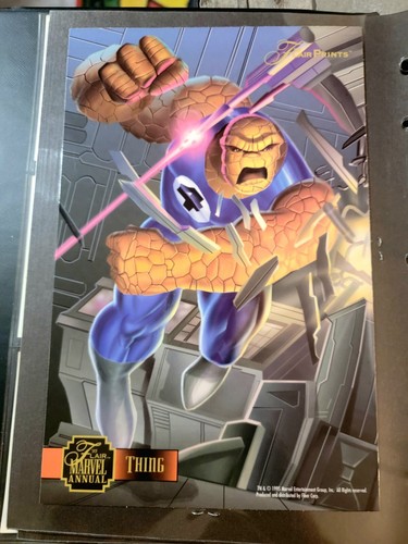 THING 1995 Lair Marvel Annual - 6.5 X 10in Card | eBay
