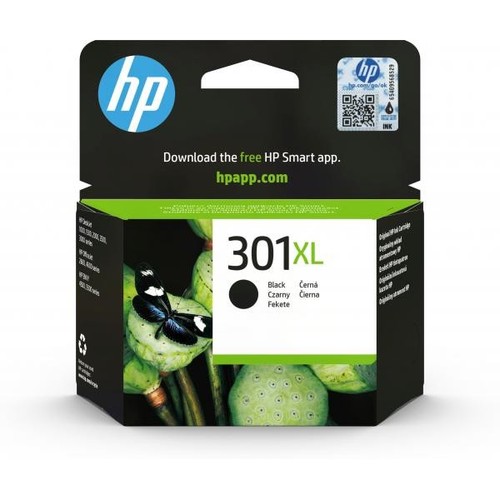 4839541 INK HP CH563EE N.301XL Nero 480PP X Deskjet F2050 1510 3050 ...