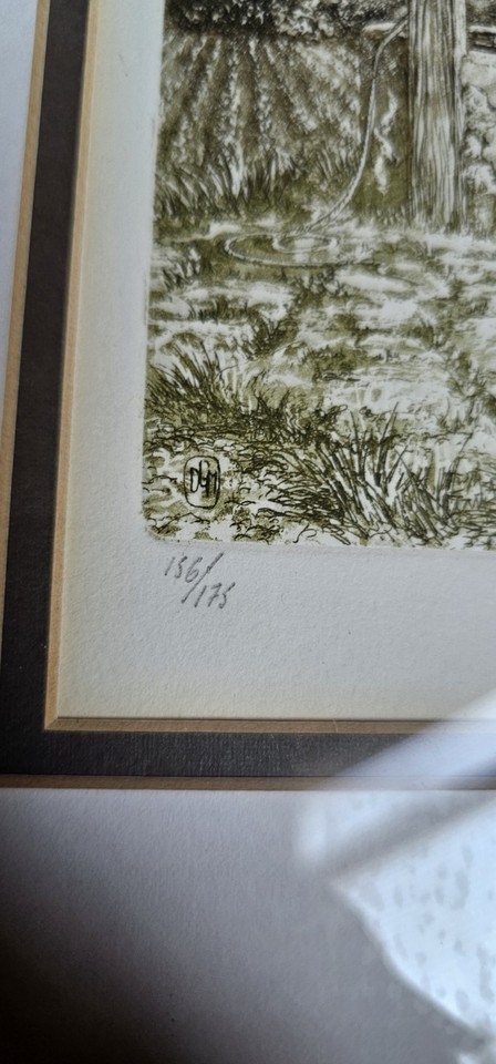 Daniel Martin - Framed Limited Edition coloured etching | eBay