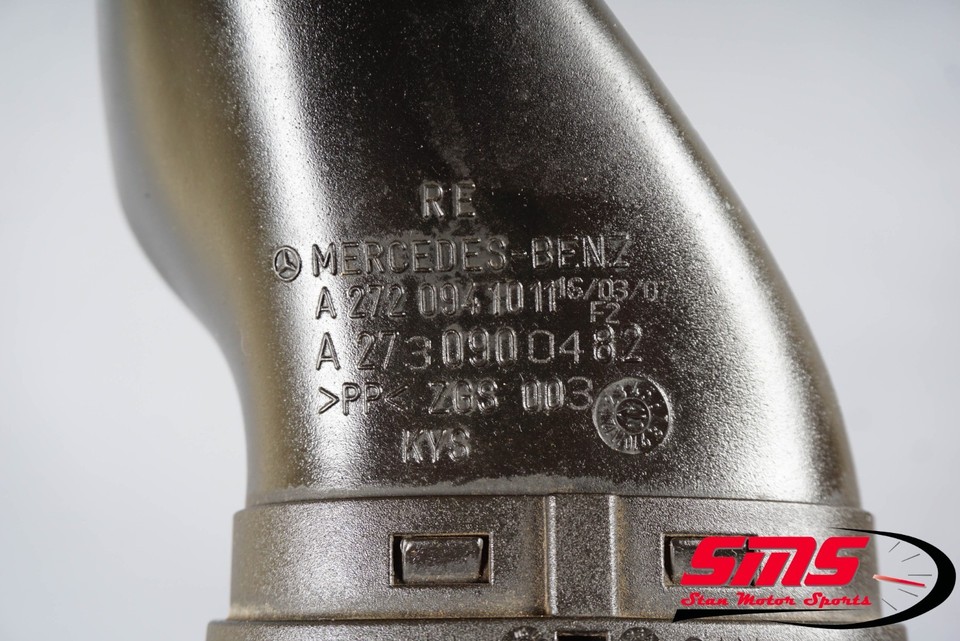 07-12 Mercedes R230 SL550 M273 Engine Motor Air Intake Pipe Duct Hose ...