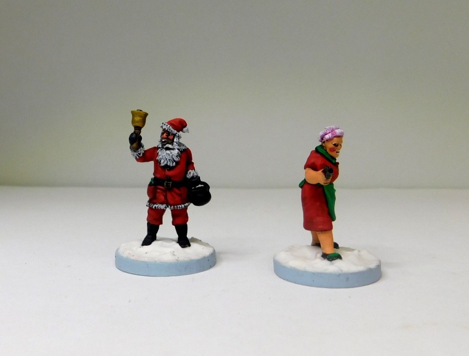 2X Well Painted Pulp Fig Bob Murch: 28mm Special Edition Bad Santa and ...