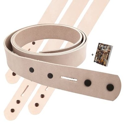 Tandy Leather Craftmans 1-1/2In x 48In Veg Tan Belt Blank for DIY ...