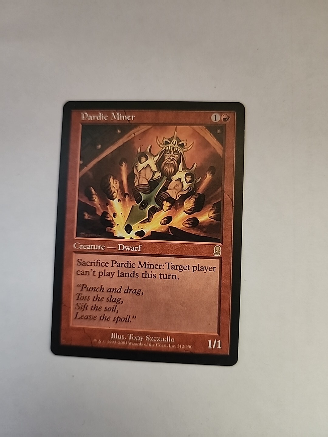 PARDIC MINER ~mtg NM Odyssey Rare x1 | eBay