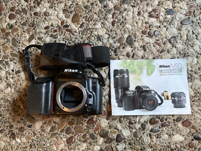 Nikon N50 35mm SLR Film Camera Untested As Is For Parts | eBay