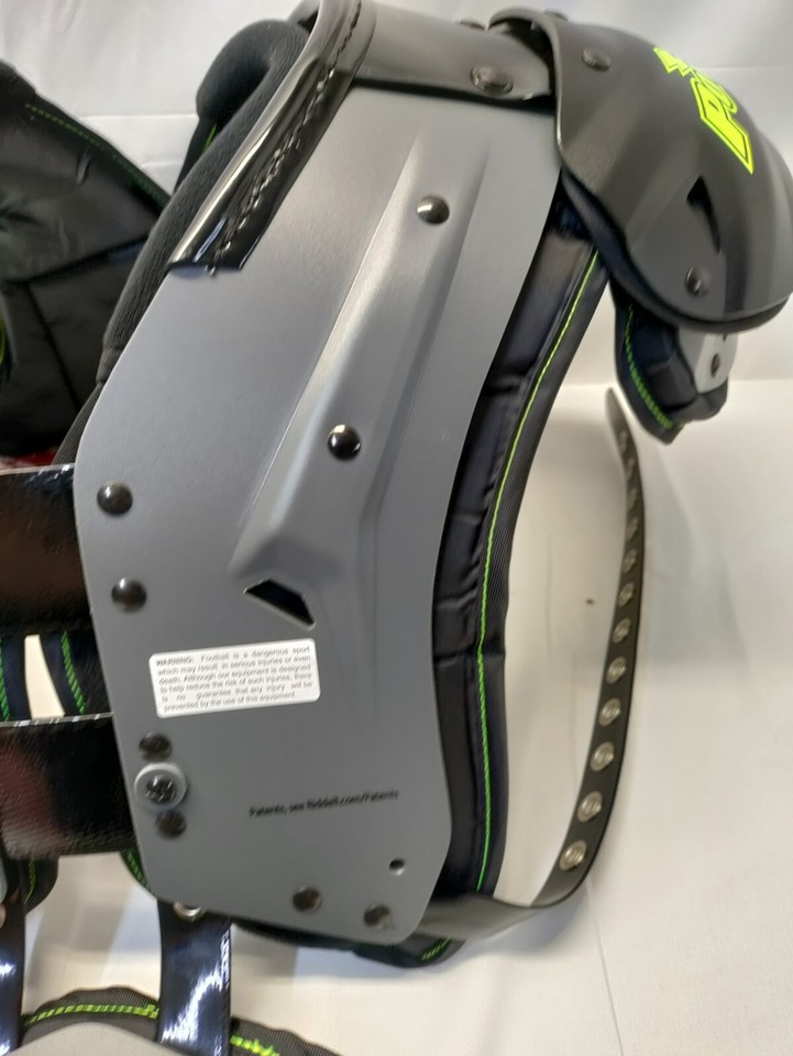 Riddell Power Amp Football Shoulder Pads With Backplate Junior Varsity ...
