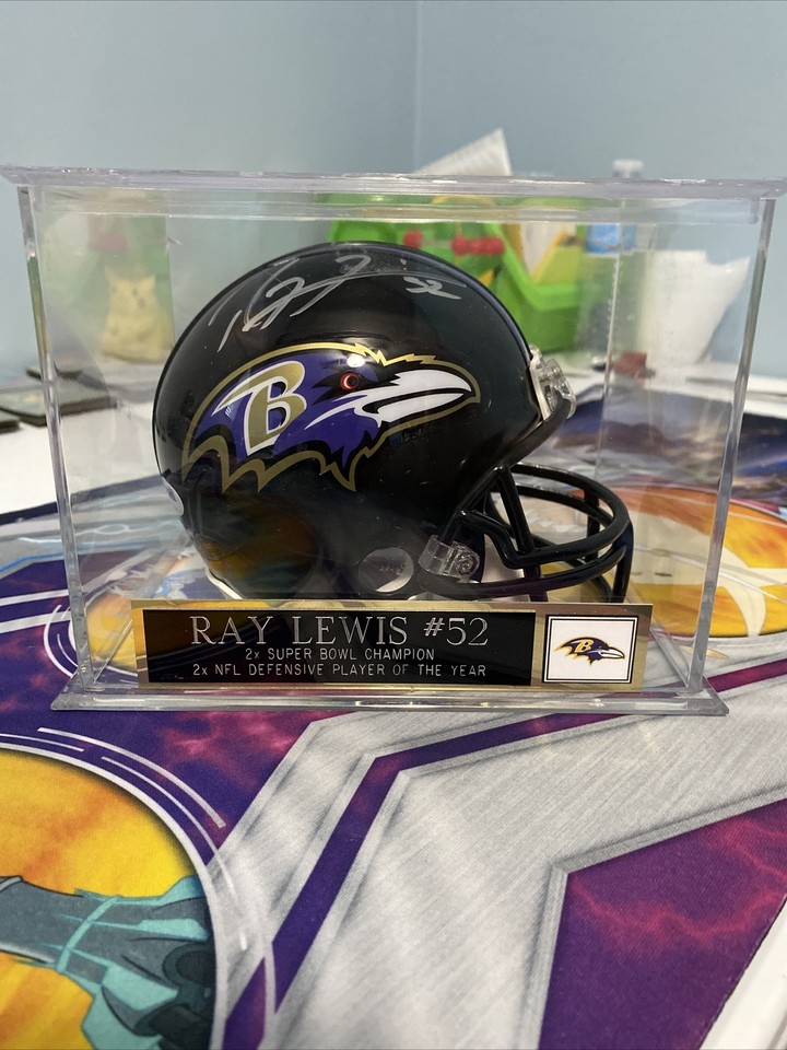 Baltimore Ravens Mini Helmet Ray Lewis. PSA Authenticated. | eBay