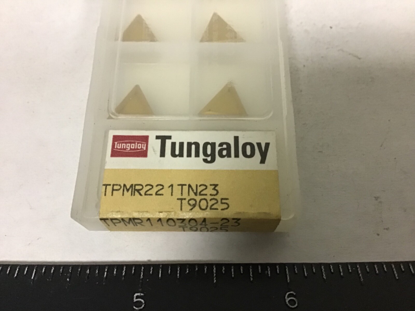 New. Qty (5) Tungaloy TPMR221TN23 Carbide Turning Inserts, Grade T9025 ...