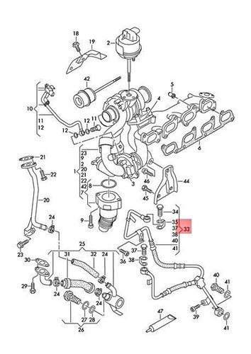 Genuine VW Crafter 2EA 2EB 2ED 2EE 2EH 2EK 2EX 2FC 2FF Supply Pipe ...