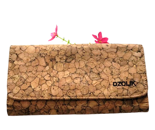 Dzolik Leather Wallet Trifold Pebblestone Pattern Zip Pockets | eBay