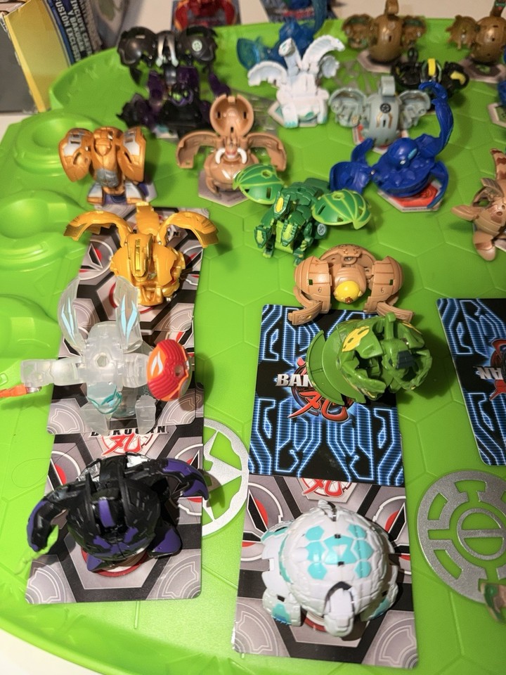 Massive Bakugan Lot. 46 Bakugan, tons of cards, unopened bakugan an ...
