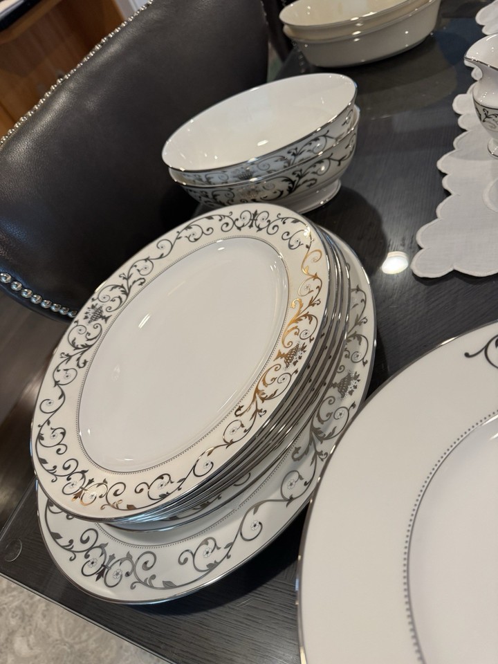 Lenox Fine Bone China AUTUMN LEGACY 5Pc Set BRAND NEW Never Used 22 ...
