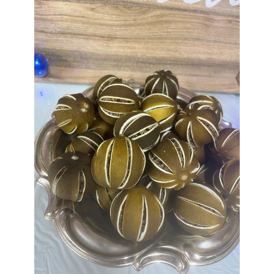 6 Slitted dried Limes great for fall decor, potpourri rustic home decor ...