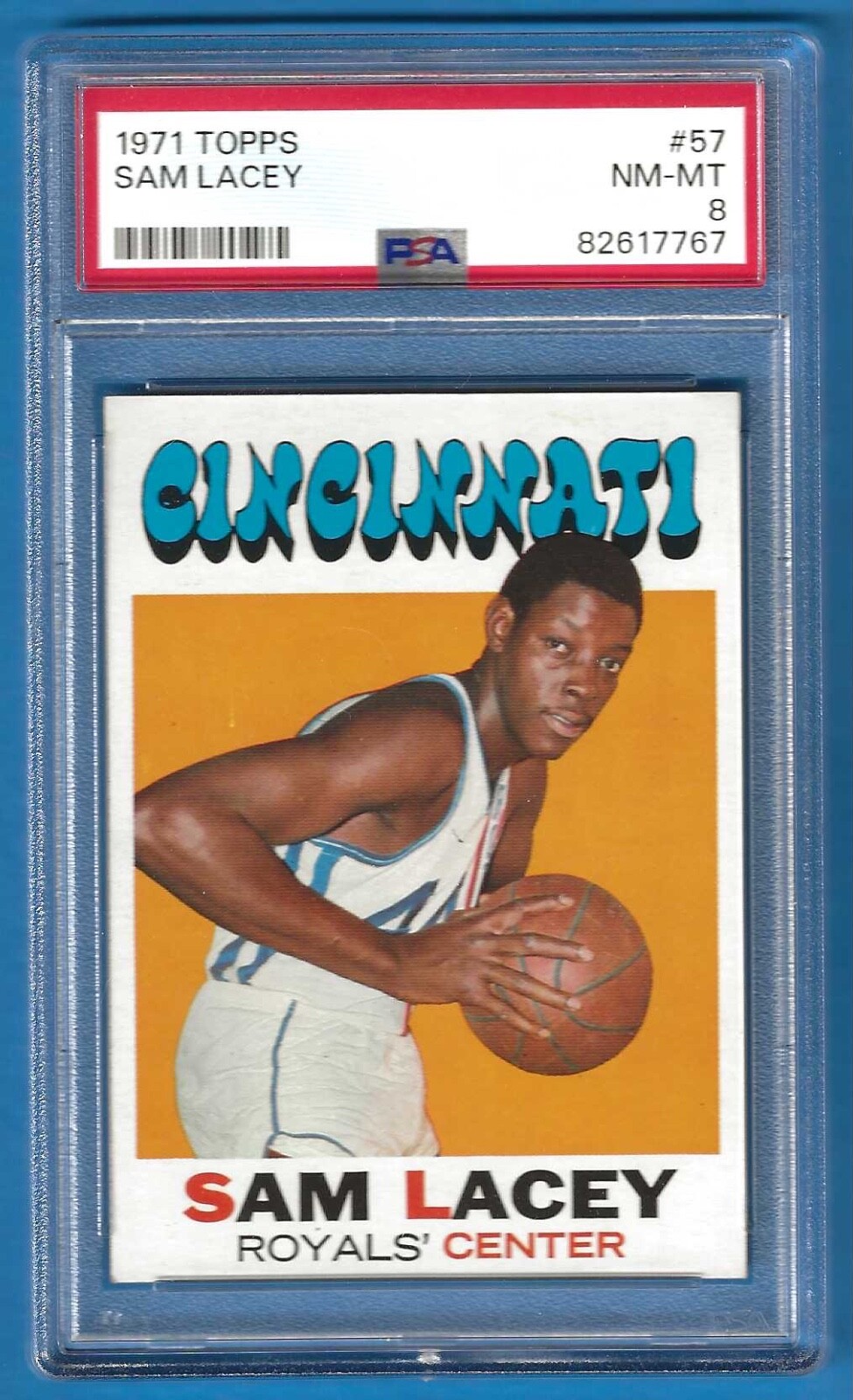1971 Topps Sam Lacey #57 RC Rookie PSA 8 NM-MT | eBay