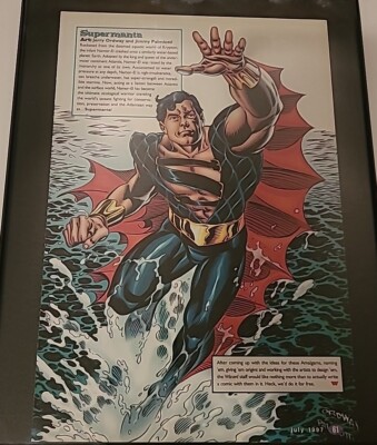 Supermanta 1997 Print Ad Framed 8.5x11 Vintage | eBay