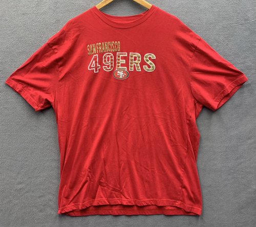 NFL Team Apparel Sleepwear T-Shirt Men's San Francisco 49ers Crew Neck ...