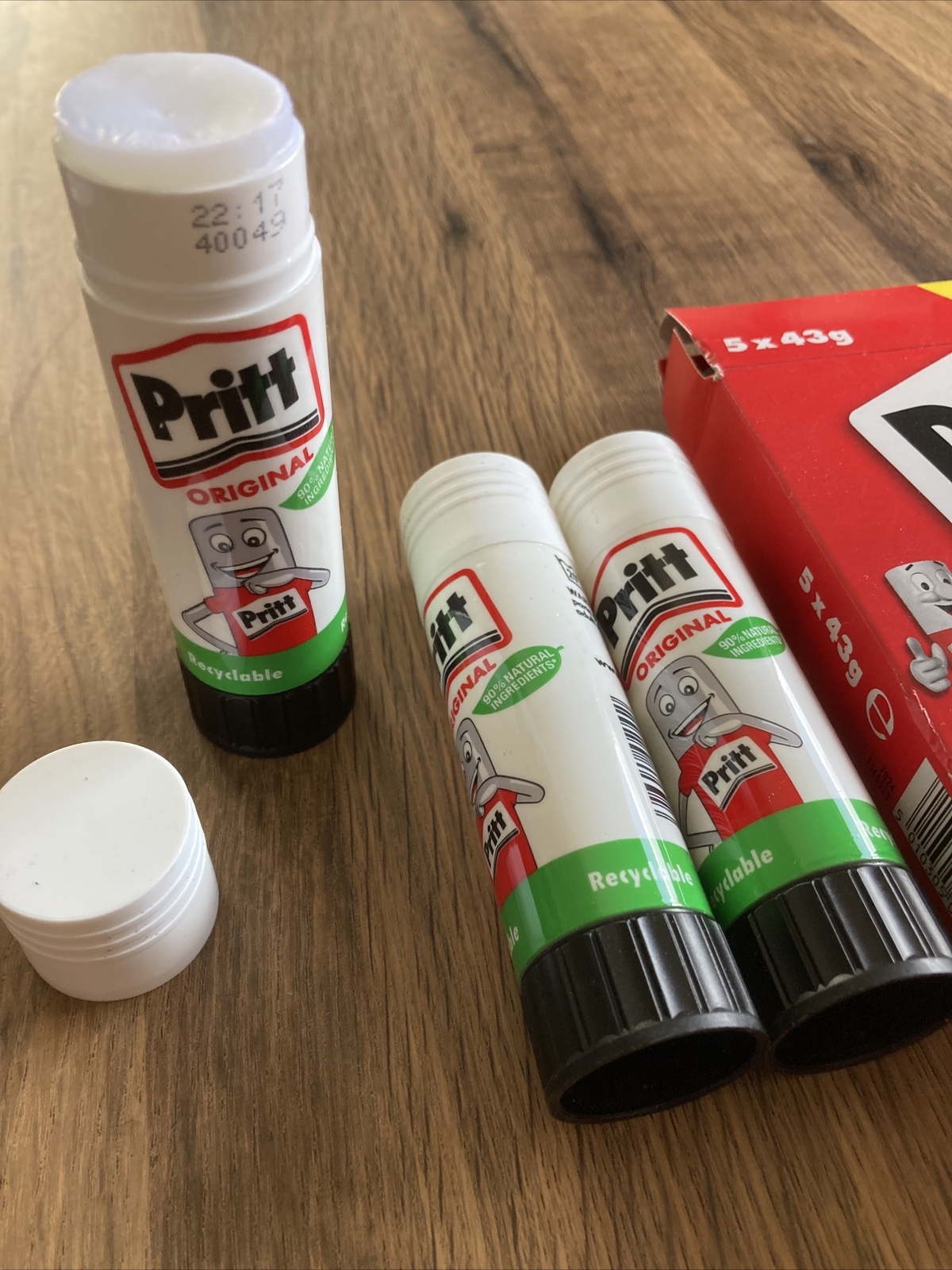 Henkel Original 43g( LARGE)PRITT Glue Stick,Solvent Free,Acid Free( BOX ...