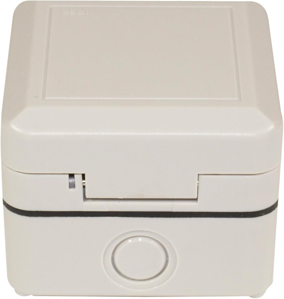 Weatherproof Outdoor Socket Box 13A 1 Gang Single Socket Unswitched ...