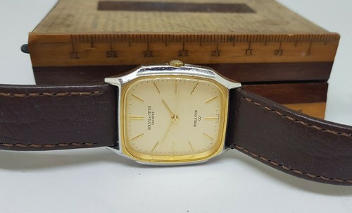 USED VINTAGE SOLVIL TITUS FEUILLE D'OR GOLD DIAL QUARTZ MAN'S WATCH ...