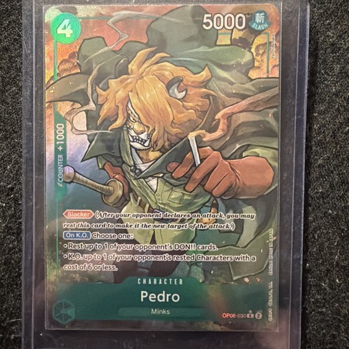 Pedro OP08-030 Alt Art Two Legends One Piece Card Game | eBay