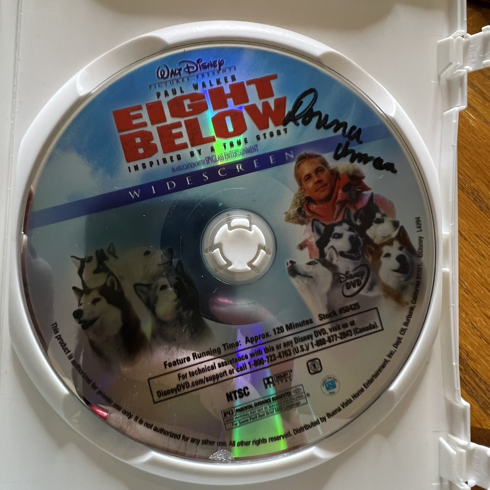 Walt Disney/ Paul Walker's/Eight Below (DVD, 2006, Widescreen) | eBay