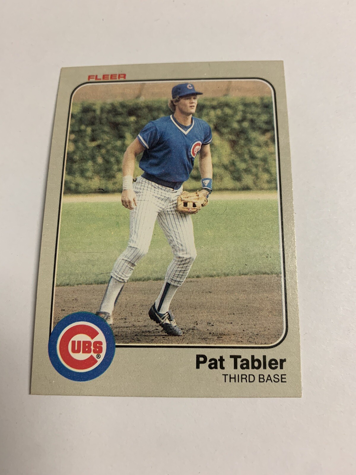 1983 Fleer Chicago Cubs Pat Tabler | eBay