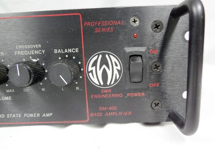 SWR SM-400 Bass Guitar Rack Mount Graphic EQ Equalizer Solid Power Amp ...