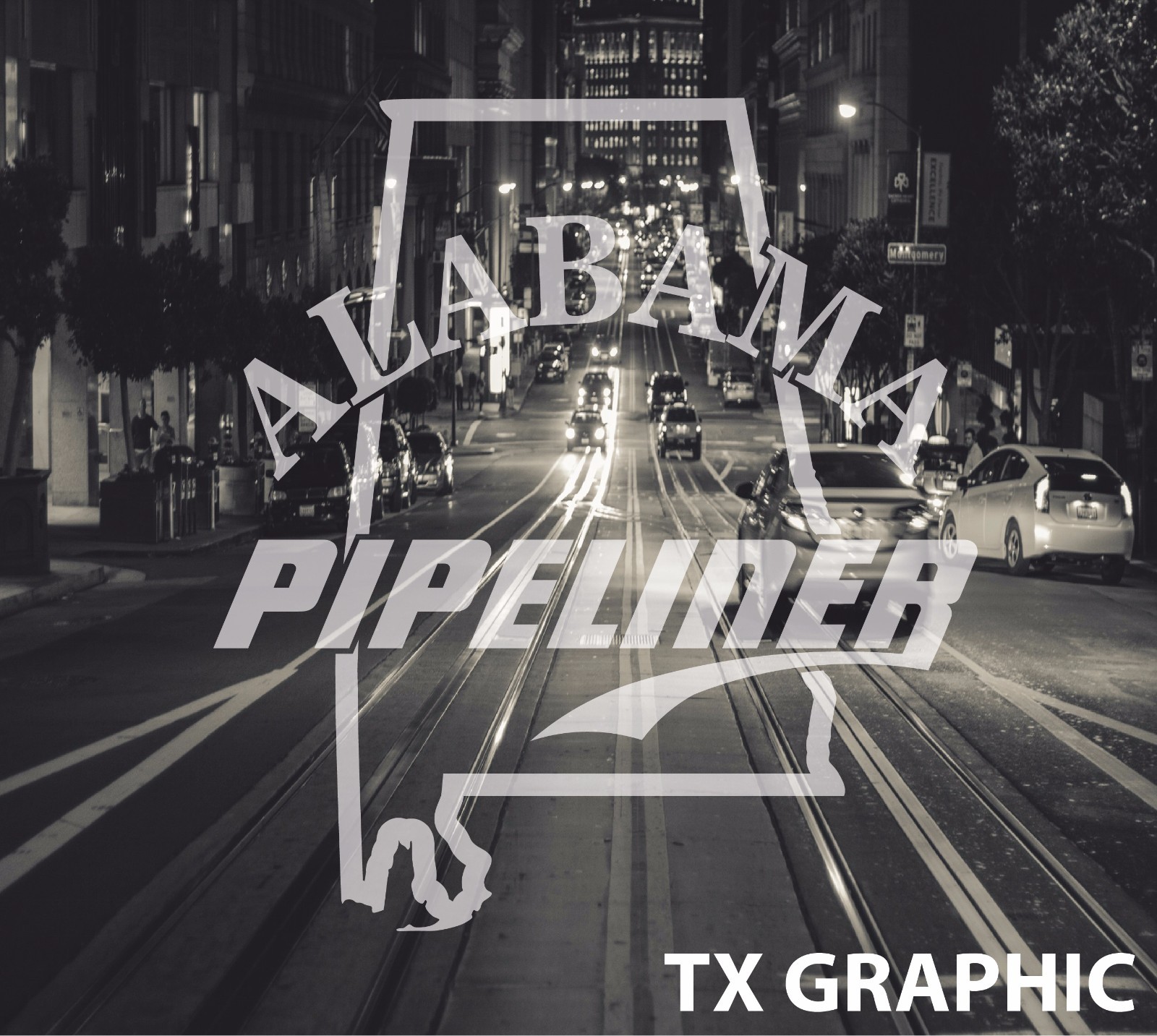 ALABAMA PIPELINER PIPE LINER DECAL VINYL STICKER VEHICLE STATE MAP OIL ...