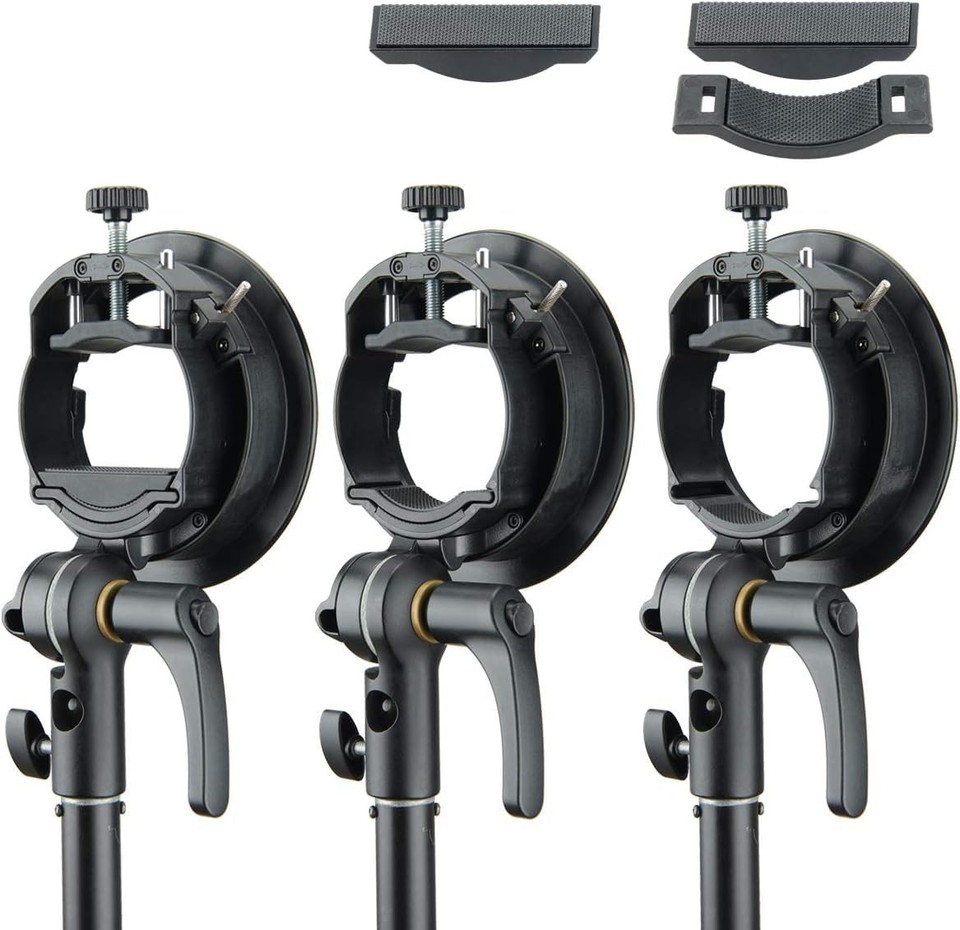 S2 Speedlite S-Type Bracket Bowens Mount Flash Holder for V100 AD200Pro ...