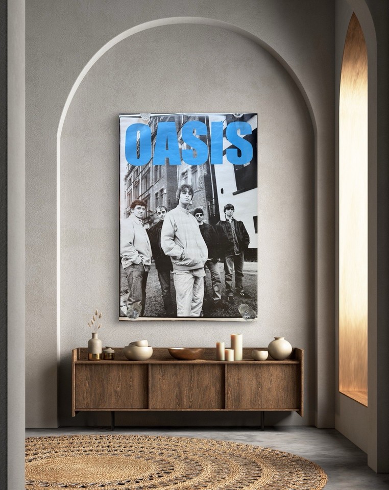 Oasis SUPER RARE HUGE 1996 UK Promo Poster 60x40 Inches, Never Been ...