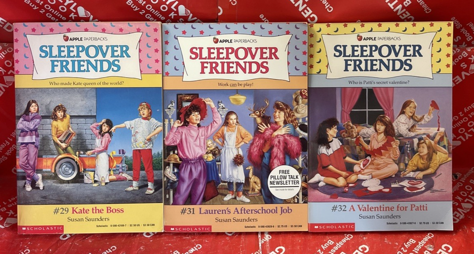 Vintage Sleepover Friends Books lot of 22 by Susan Saunders Scholastic ...