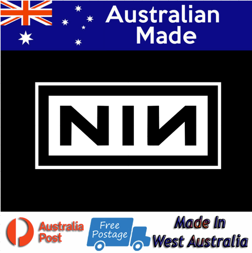 Nine Inch Nails NIN Sticker Vinyl Decal Car Bike 4x4 Metal Rock Band ...