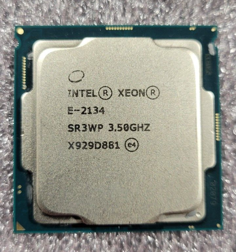 Intel Xeon E-2134 Quad Core 3.5GHz / 4.5GHz LGA1151 CPU SR3WP | eBay