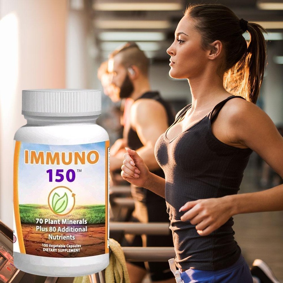 Organic Wellness Immuno- 150 Capsules Plants Minerals & Additional ...