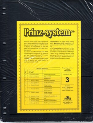 10 Prinz System 3 strip Single sided Pages stock sheet | eBay Australia