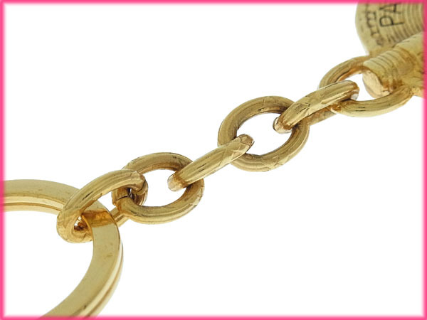 Chanel key ring Key holder Logo Gold Woman Authentic Used Y1919 | eBay