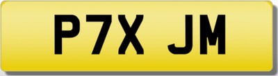 JM INITIALS Private CHERISHED Registration Number Plate P7 XJM | eBay UK