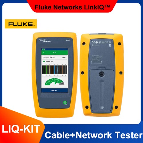 Fluke Networks Link IQ Cable and Network Tester LIQ-Kit LinkIQ Tester ...