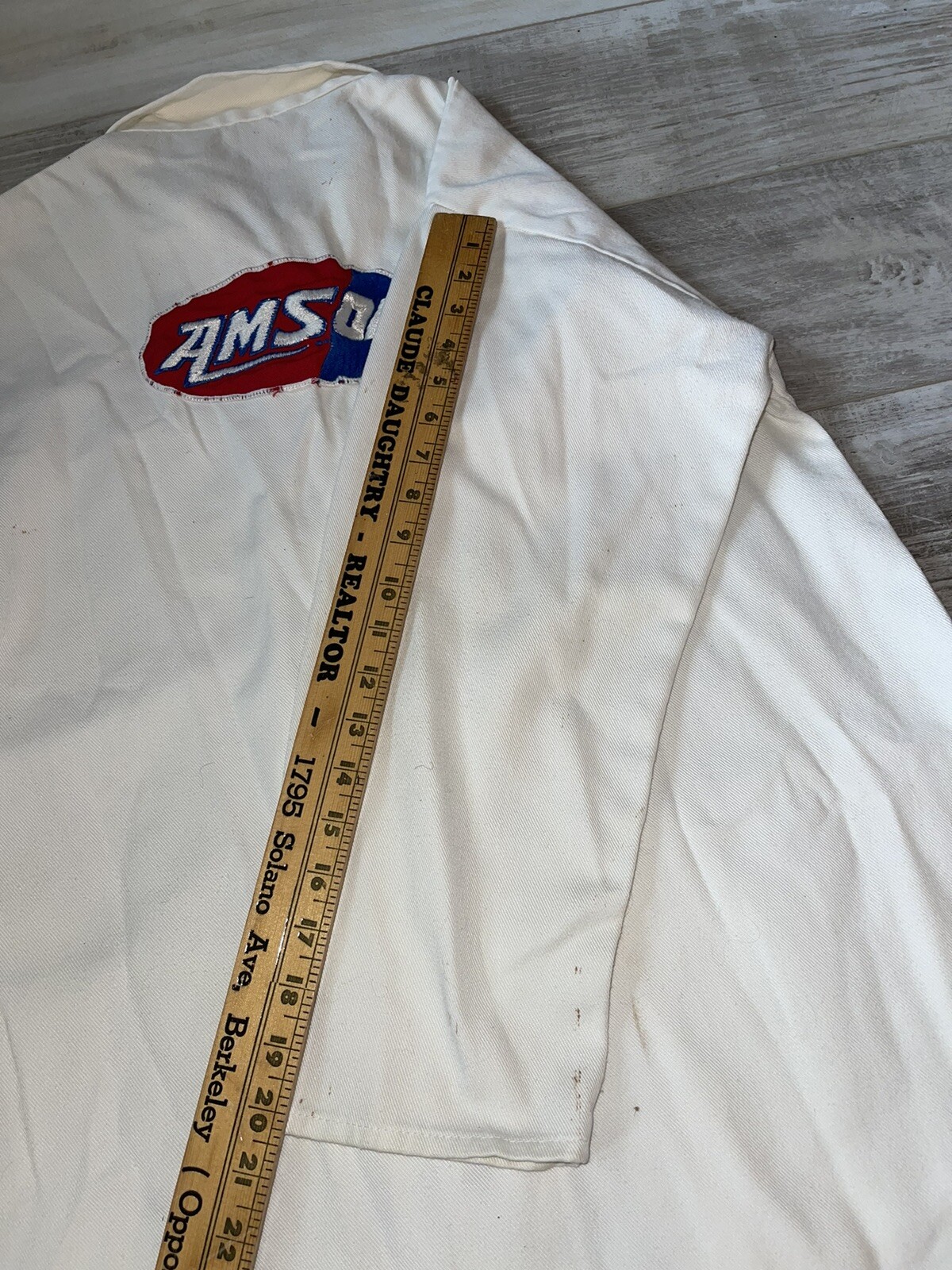 VTG 1960s Amsoil USA Jacket/Smock/Lab Coat Racing Rac… - Gem