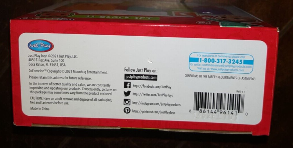 Cocomelon 10pc JJ Block Set with JJ Figure Included! (2021, Just Play ...