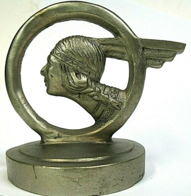 1930s PONTIAC INDIAN RADIATOR CAP MASCOT | eBay