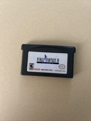 Final Fantasy IV Game Boy Advance Nintendo GBA Authentic Saves-Works ...