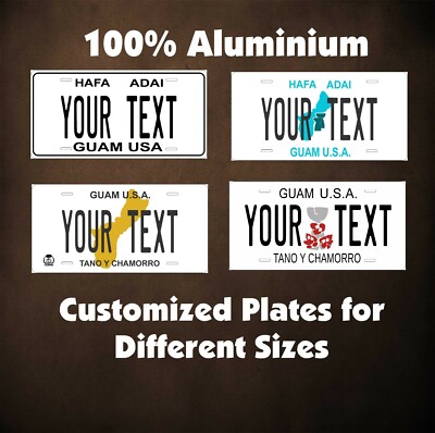 Guam Auto Custom Car OR Motorcycle Novelty Personalized License Plates ...