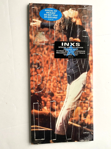 Inxs LIVE BABY LIVE cd 1991 NEW LONGBOX (long box.1st Press.Max Q SNGR ...