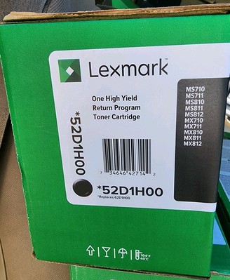 Lexmark Genuine (OEM) Ultra High Yield Toner Cartridge Black 52D1H00 | eBay