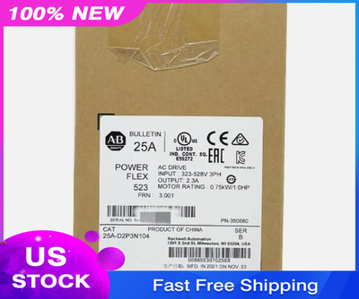 Brand New Allen-Bradley 25A-D2P3N104 25A D2P3N104 AC Drive Free Shipping | eBay