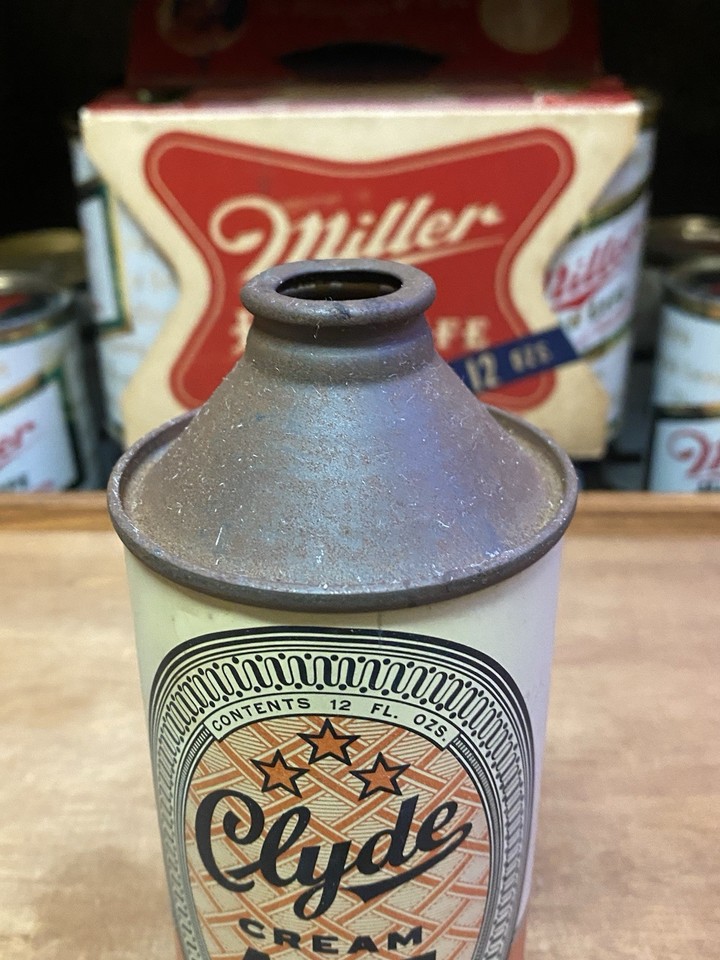 Clyde Cream Ale cone top beer can Enterprise Brewing Co Fall River Ma ...