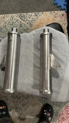 Yamaha Banshee in frame SHEARER drag pipe exhaust silencers set | eBay