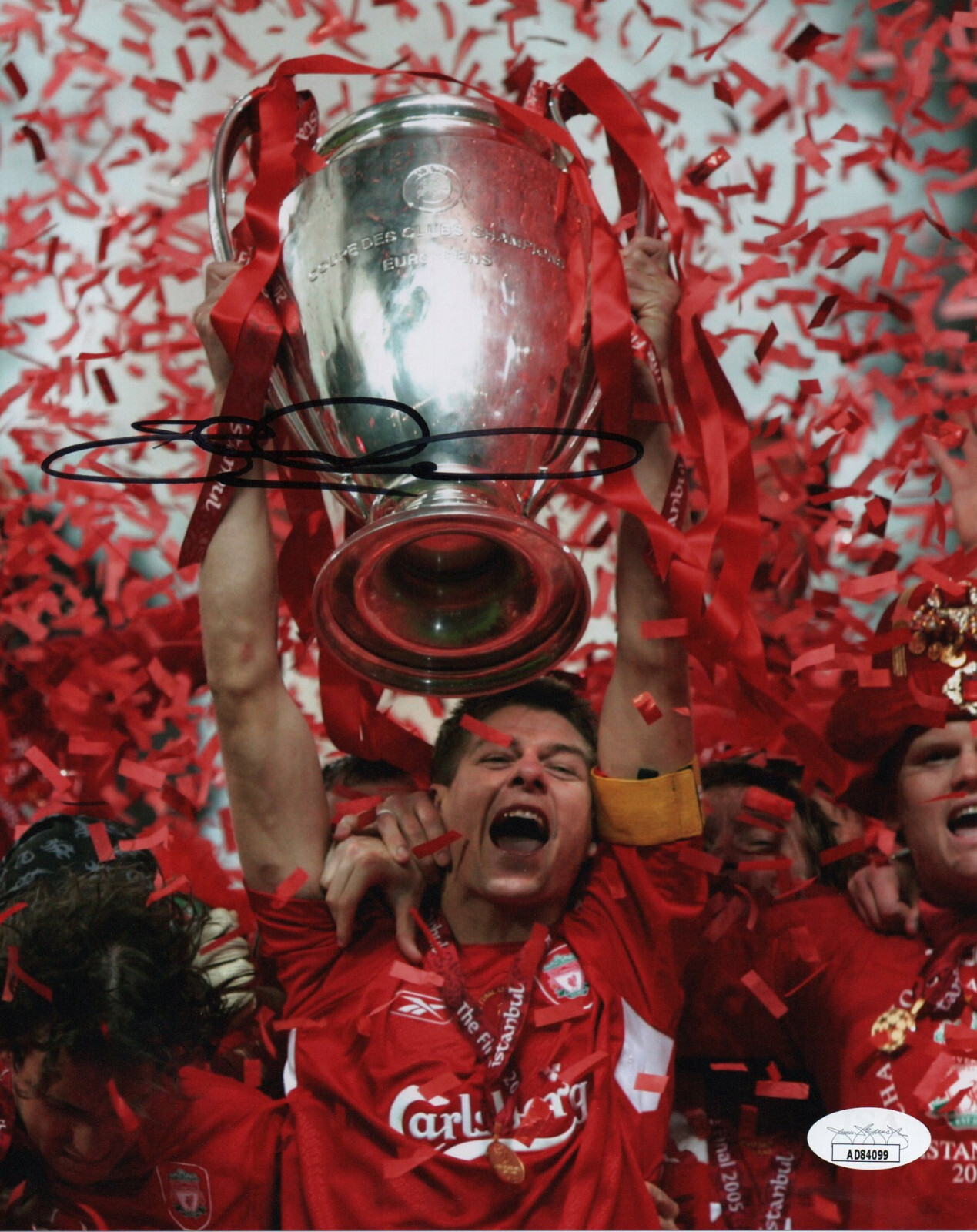 Steven Gerrard Autographed Memorabilia | Signed Photo, Jersey ...