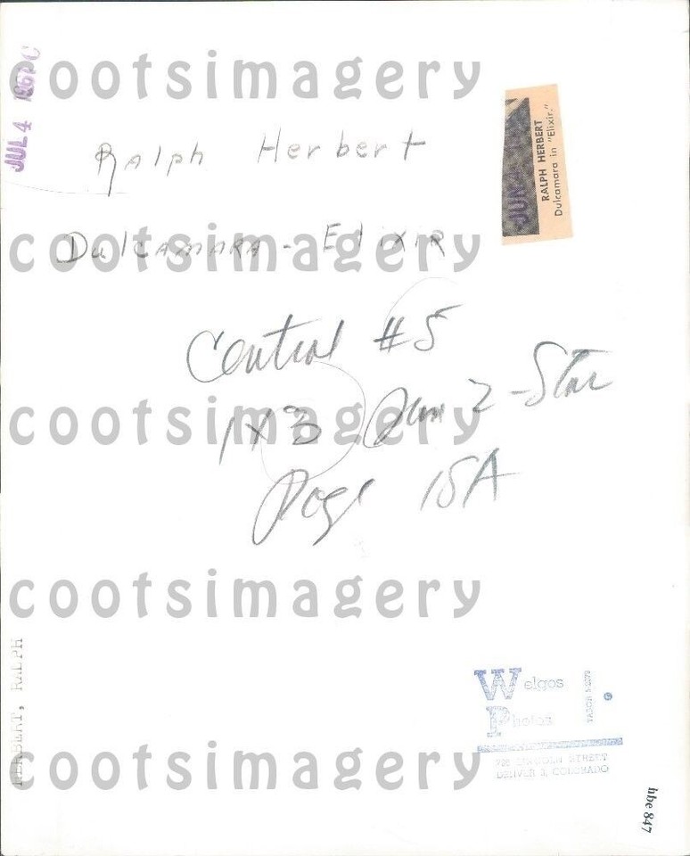 1961 Wire Photo Metropolitan Opera Baritone Singer Ralph Herbert | eBay